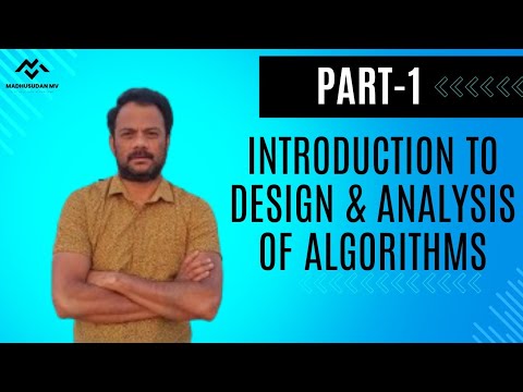 Part 1 - Introduction | Design and Analysis of Algorithms - YouTube