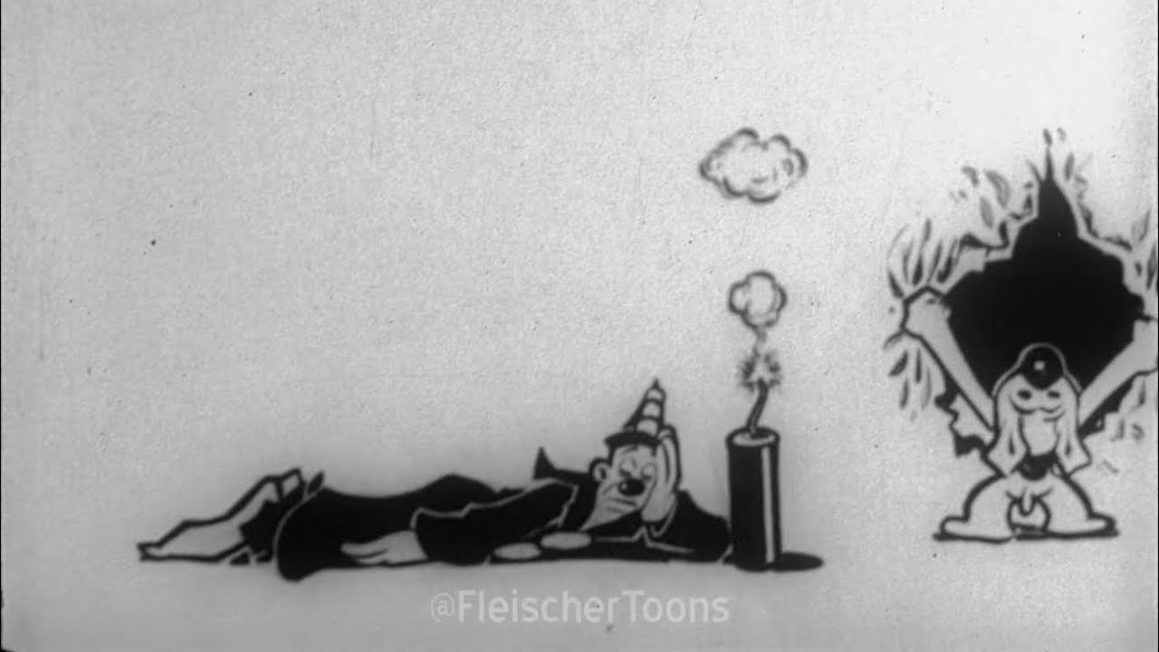 Koko's Klock | 1927 | Inkwell Imps | Koko the Clown | Max Fleischer ...