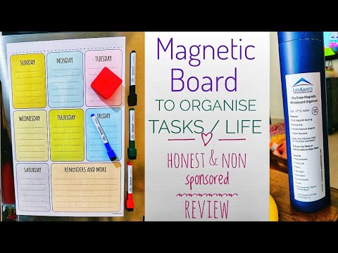 Magnetic Board To Organise Your Tasks Effectively | Honest & non ...