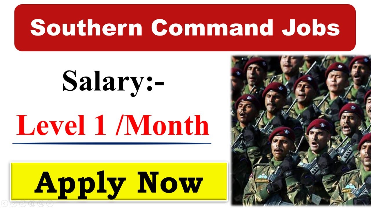 HQ Southern Command Recruitment 2022 | HQ Southern Command Vacancy 2022 ...