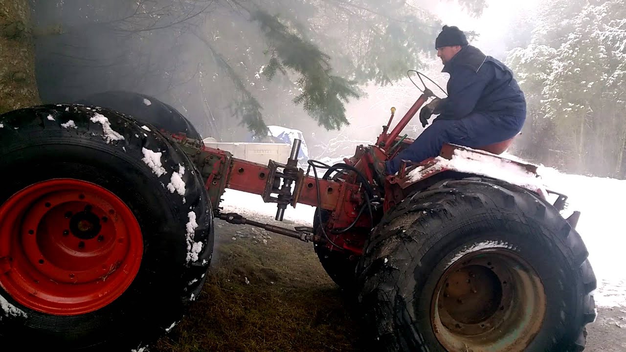Tractor RS-09 version 2. FULL 4WHEEL DRIVE! - YouTube