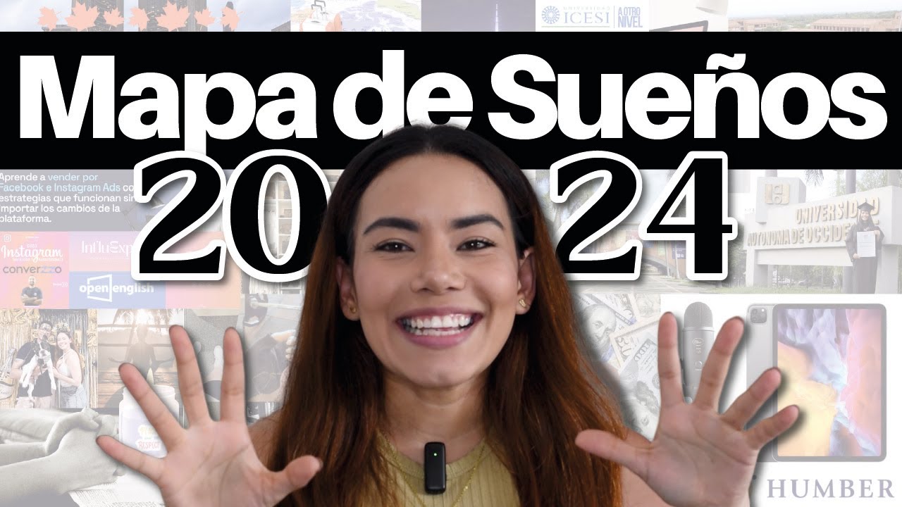 💭GUÍA para CONSTRUIR tu MAPA DE SUEÑOS en el 2024- Lore Guzmán - YouTube
