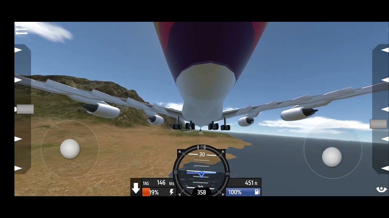 SUPER SHORT AND ULTRA BUTTER A380 LANDING IN SIMPLEPLANES -52fpm # ...