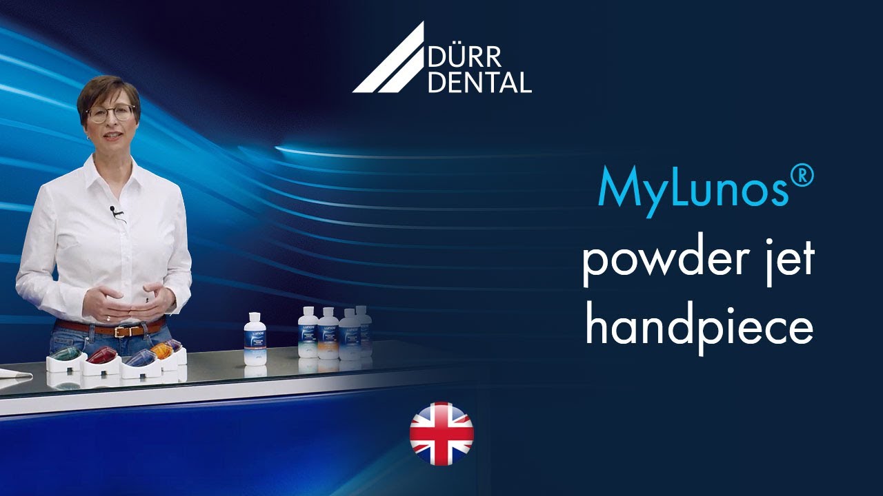 MyLunos® powder jet handpiece - YouTube