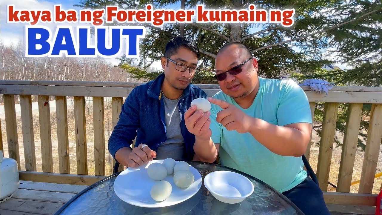 VLOG 201 Foreigner eats BALUT an EXOTIC Filipino food - YouTube