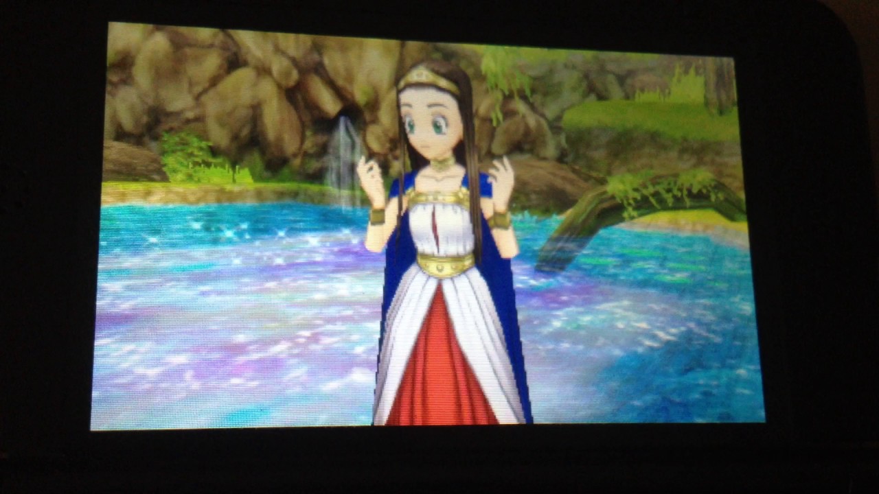 Dragon Quest 8 (3DS) Cutscene - Mystical Spring & Princess Medea ...