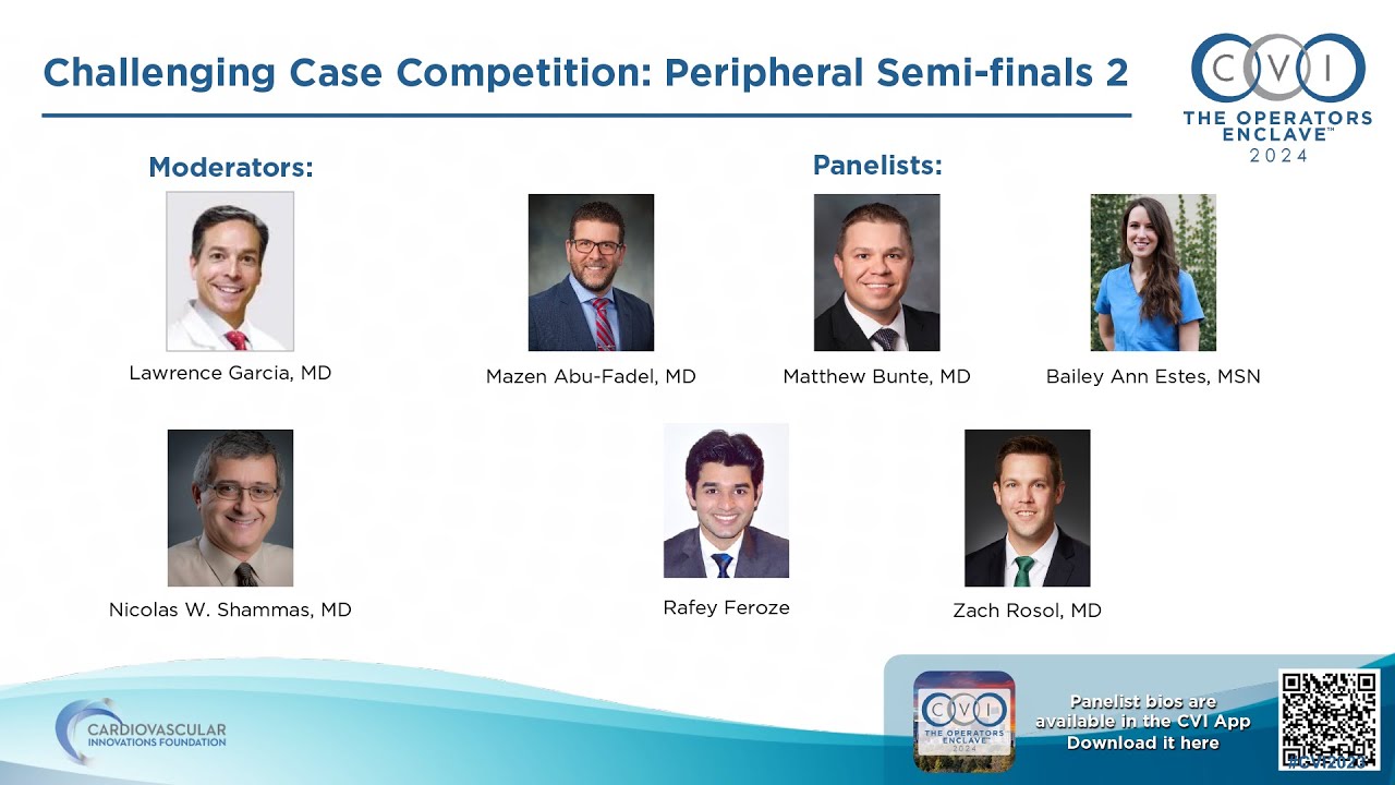 Challenging Case Competition - Peripheral Semifinals 2 - CVI 2024 - YouTube