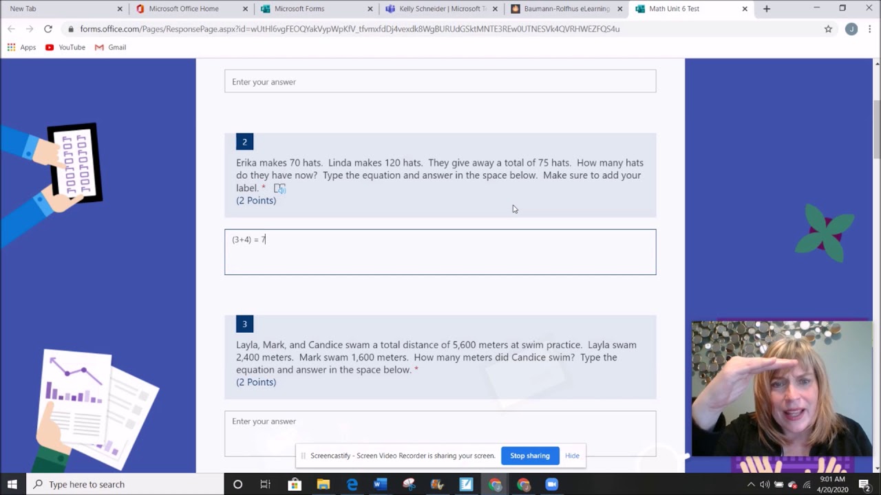 Unit 6 Math Test - YouTube