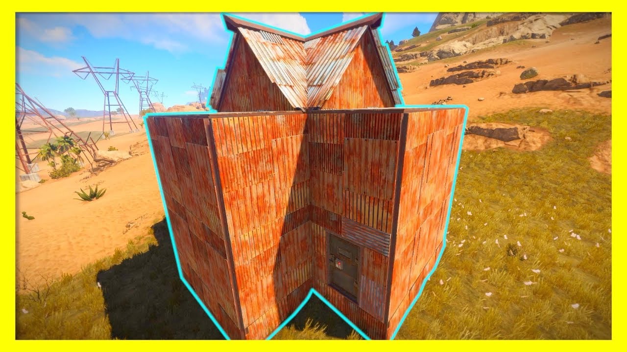 EXTRA REINFORCED BASE HACK IN RUST - YouTube