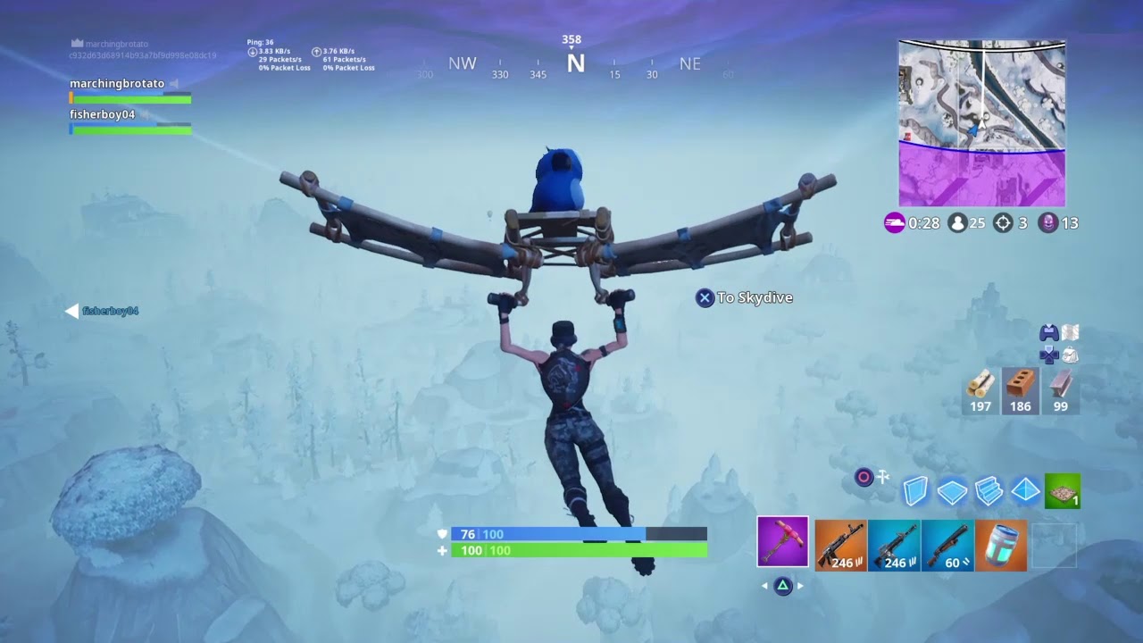 Fortnite ice storm/zombies are back - YouTube