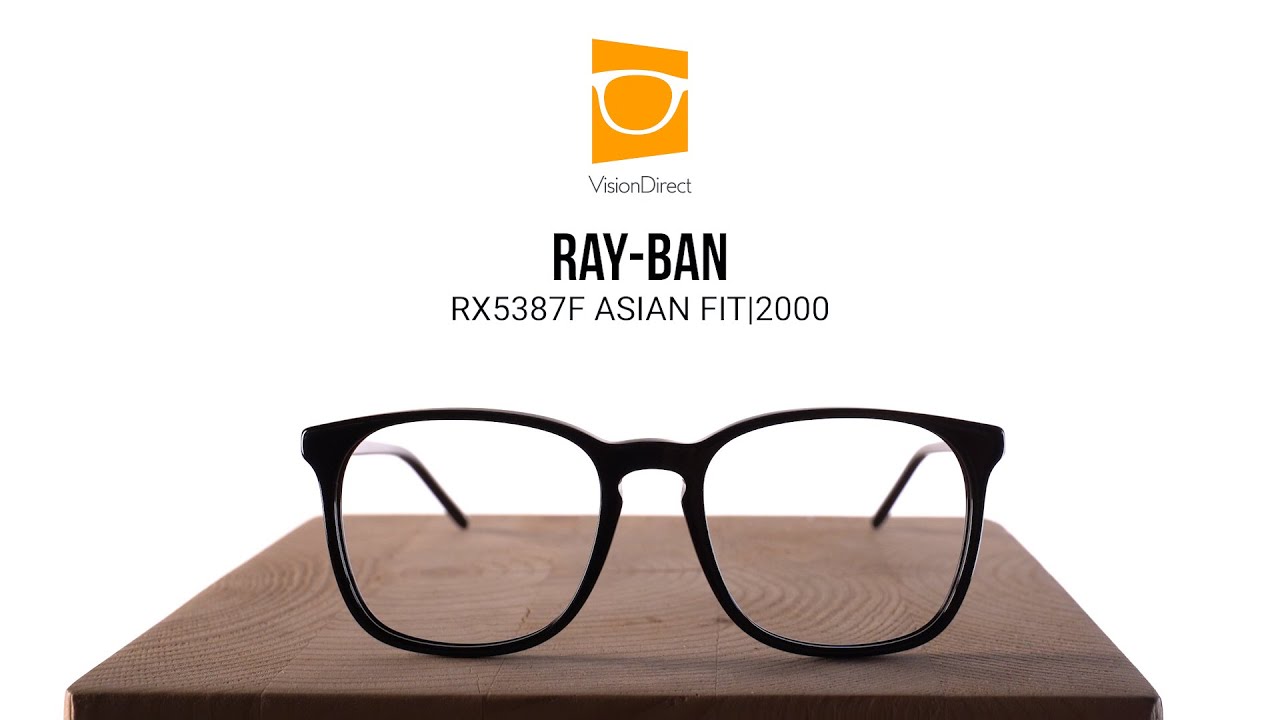 Ray-Ban RX5387F Asian Fit 2000 Eyeglasses Review - YouTube