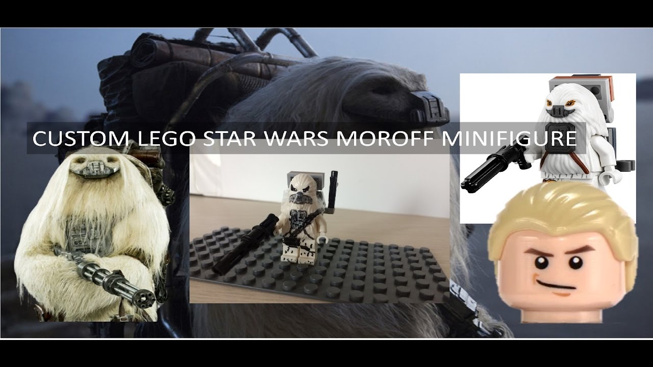 CUSTOM LEGO STAR WARS MOROFF MINIFIGURE - YouTube