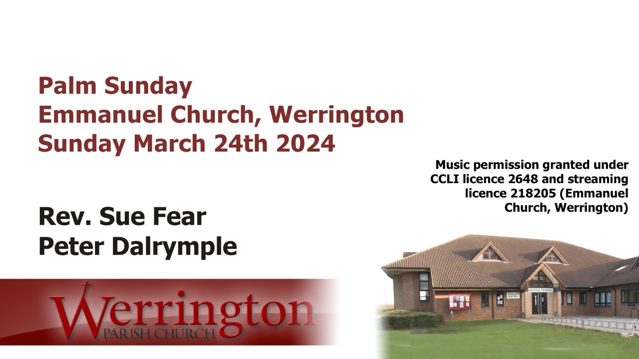 Palm Sunday - Sunday March 24th 2024 - YouTube
