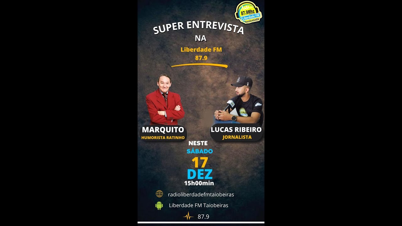 ENTREVISTA COM MARQUITO DO PROGRAMA DO RATINHO AO VIVO! - YouTube