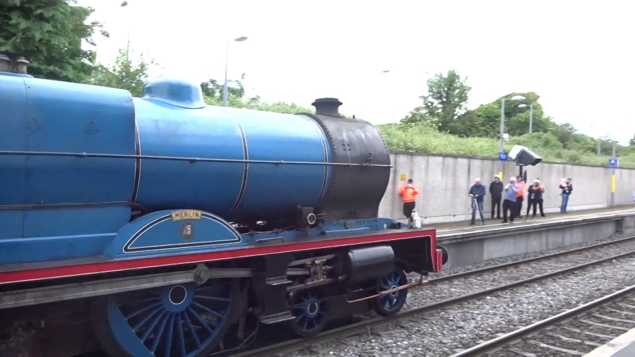 RPSI No. 85 'Merlin' On the Midland Compound Railtour - YouTube