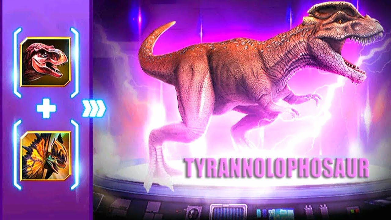 TYRANNOLOPHOSAUR LEVEL 40!! jurassic world the game - YouTube