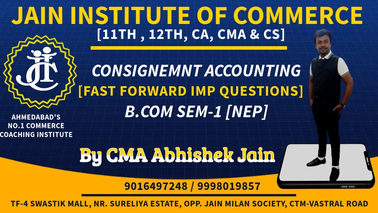Lecture: Consignment [ Fast Forward] [B.com -1] - YouTube