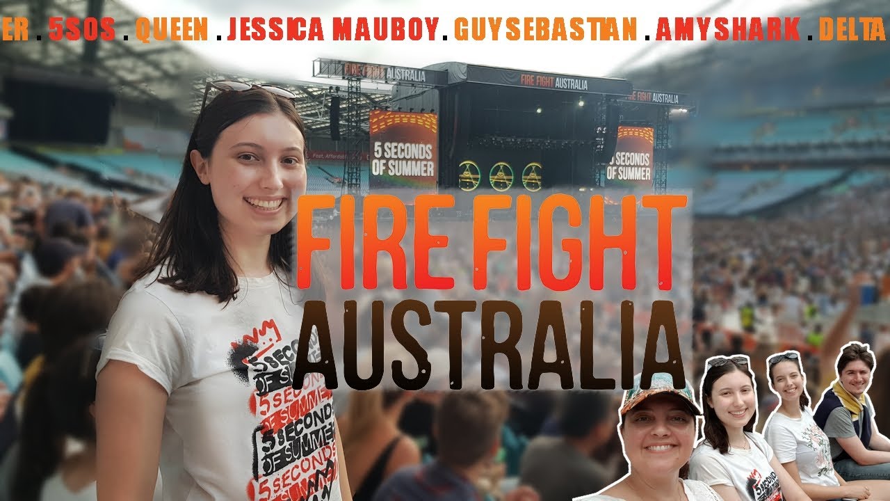 Fire Fight Australia Concert - Vlog - YouTube
