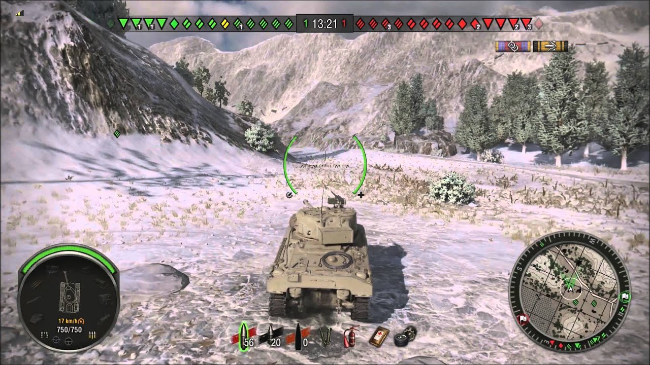 Wot console Game 1 and review sherman firefly - YouTube
