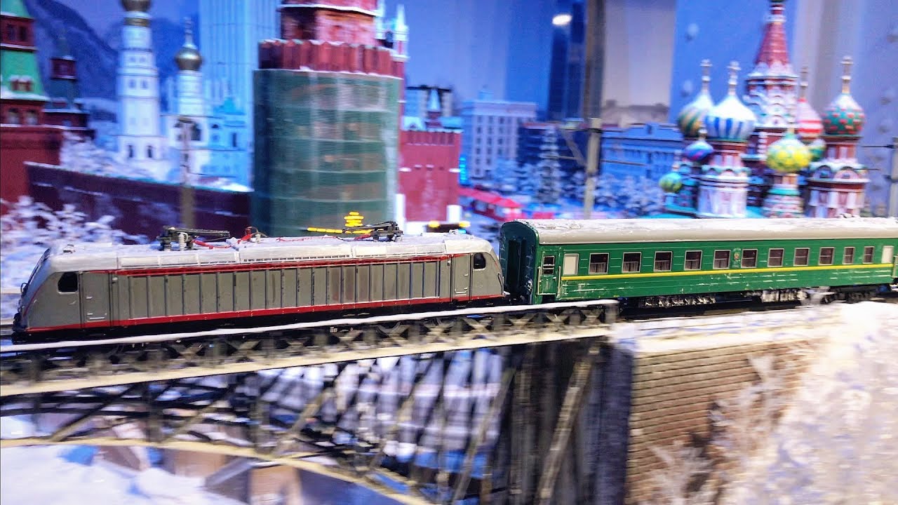Beautiful HO scale Model Train Layout - YouTube