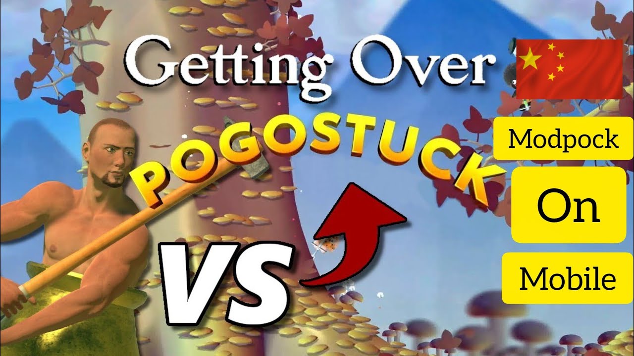 How to download Chinese mod pack on mobile for getting over it - YouTube