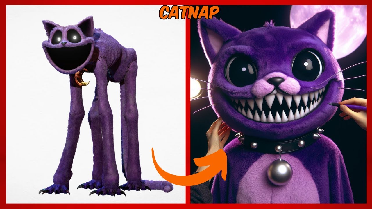 POPPY PLAYTIME CHAPTER 3 CHARACTERS In REAL LIFE! - YouTube