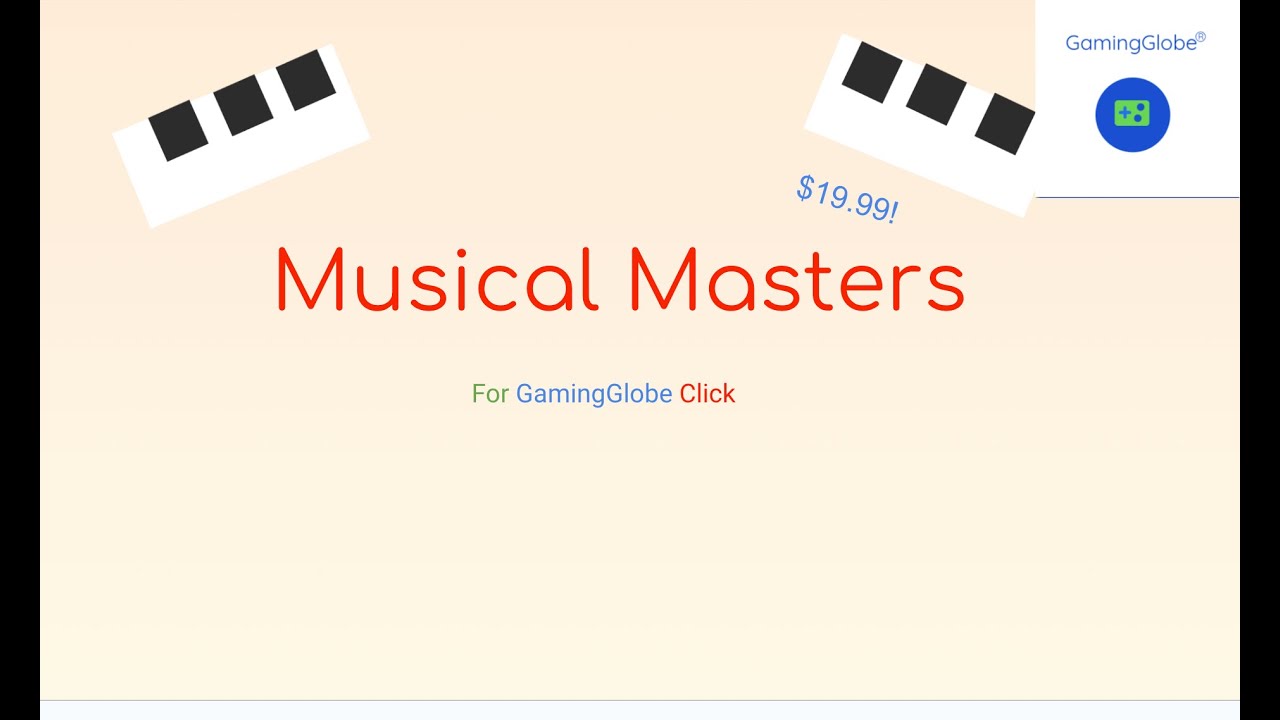 Musical Masters | Official Reveal Trailer | GamingGlobe Click - YouTube