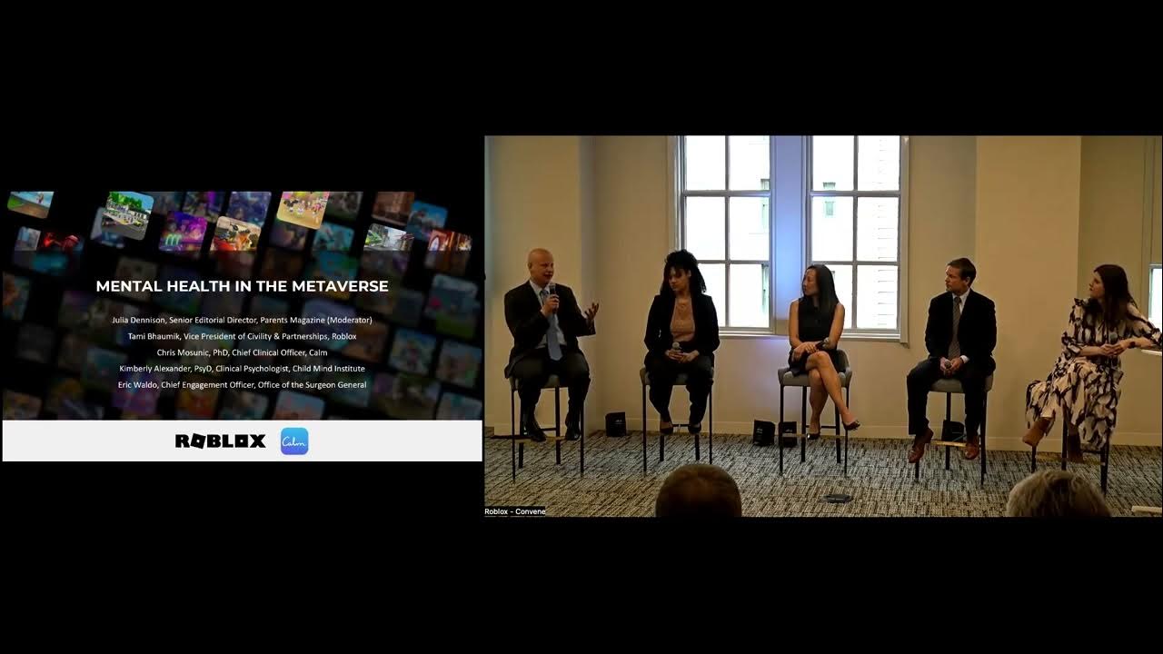 Roblox Public Policy Program: Mental Health in the Metaverse - YouTube