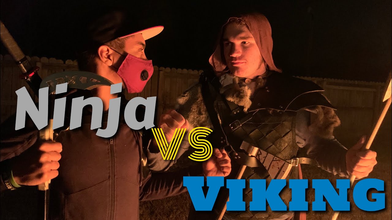 Viking vs Ninja Assassin | Fight Skit - YouTube