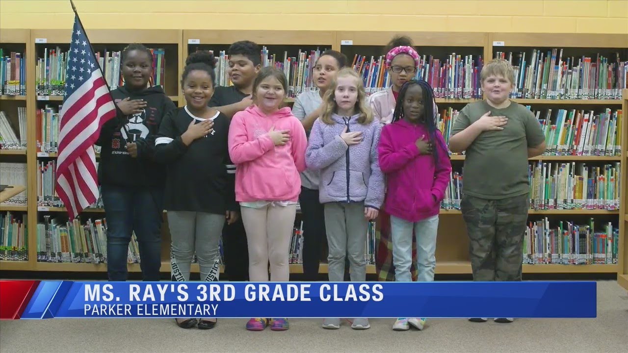 The Daily Pledge: Ms. Ray's 3rd Grade Class - YouTube