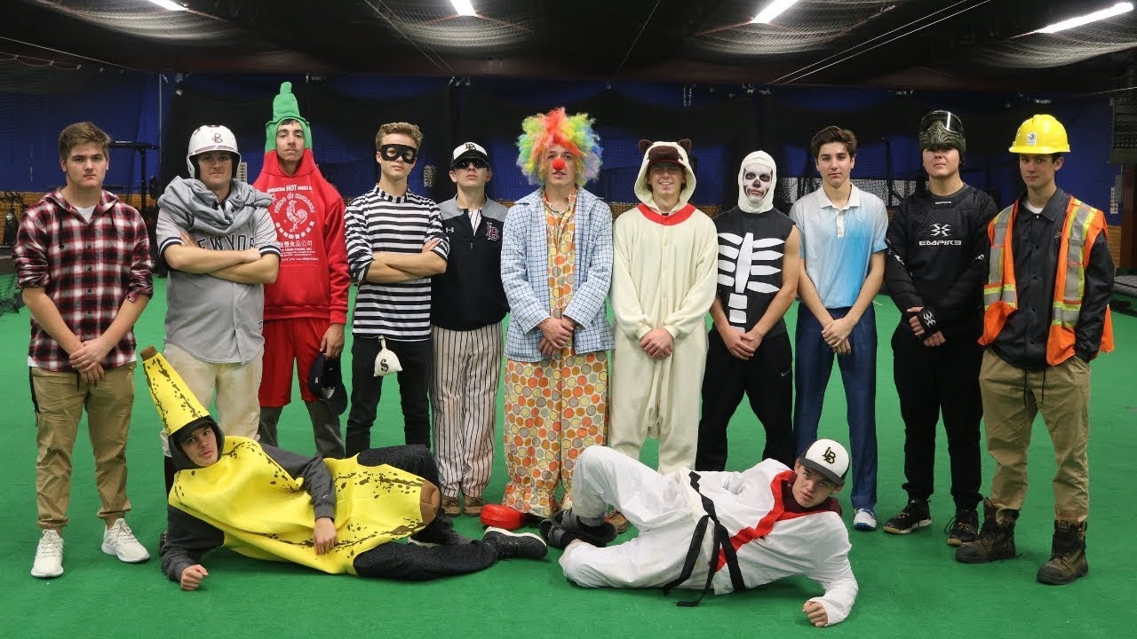 Halloween Costume Cornhole Tournament (Baseball Rainout) - YouTube
