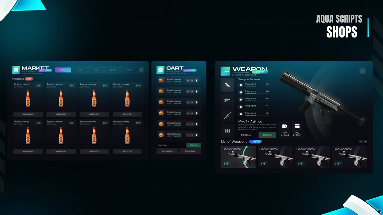 Aqua-Shops [Fivem] - YouTube