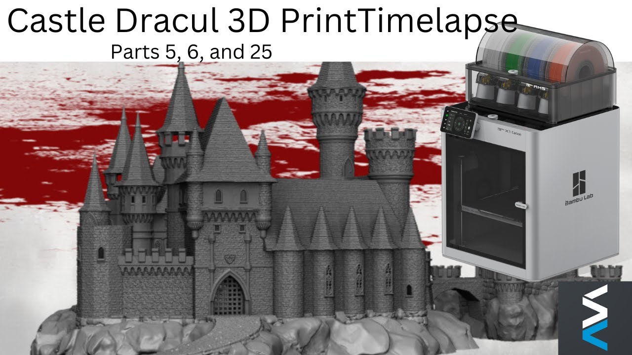 3D Print Timelapse - Castle Dracul - YouTube