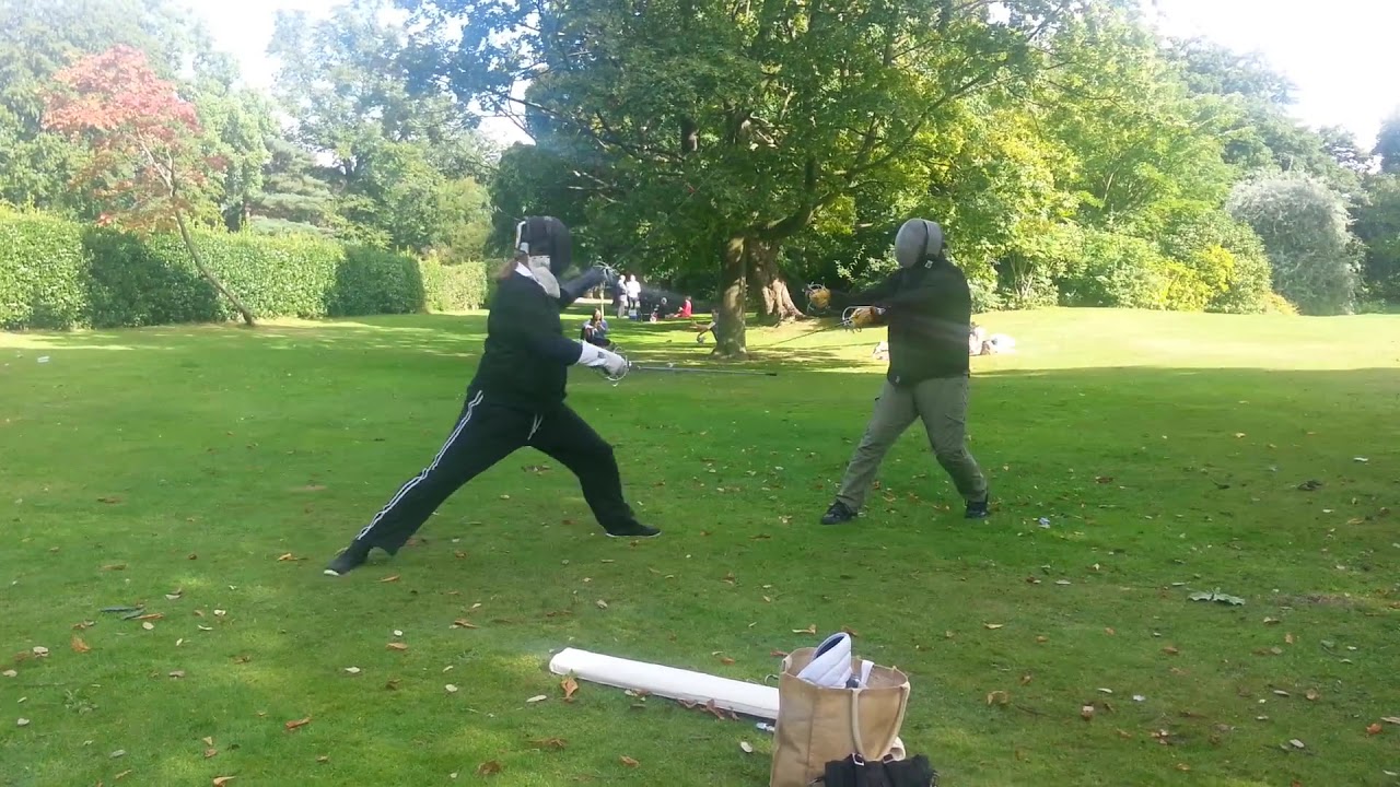 PUMA Stick Fighting - Case (or brace) of Rapiers. Two rapier fighting ...