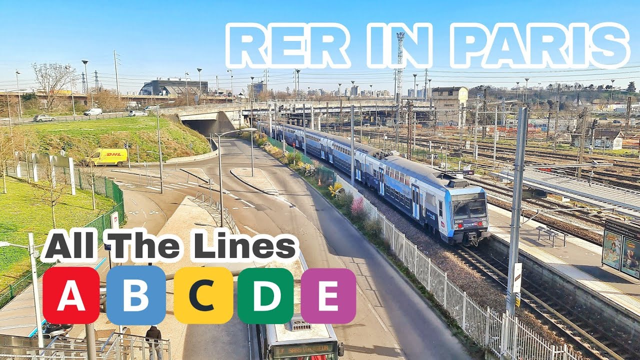 🇨🇵 RER in Paris All The Lines (2022) Euro Express - YouTube