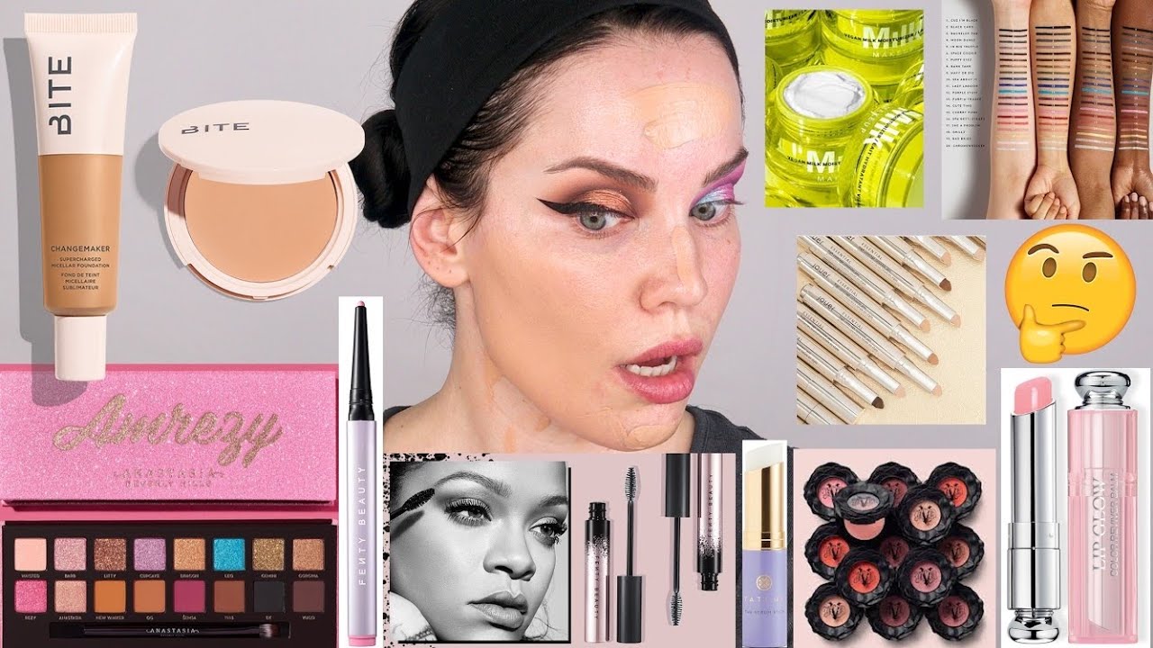 FULL FACE OF NEW HYPED MAKEUP | First Impressions - YouTube