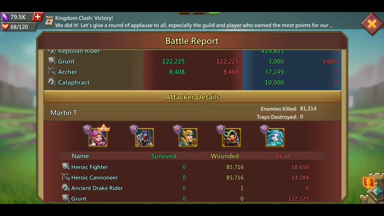 Lord Mobile solo Mini Trap F2p Vs T5 troops max Level Familiar - YouTube