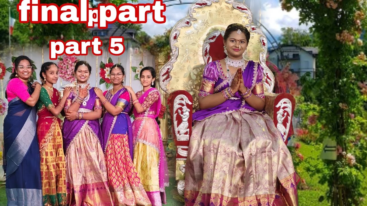 my daughter half saree main function final part #viralvideo #telugu # ...