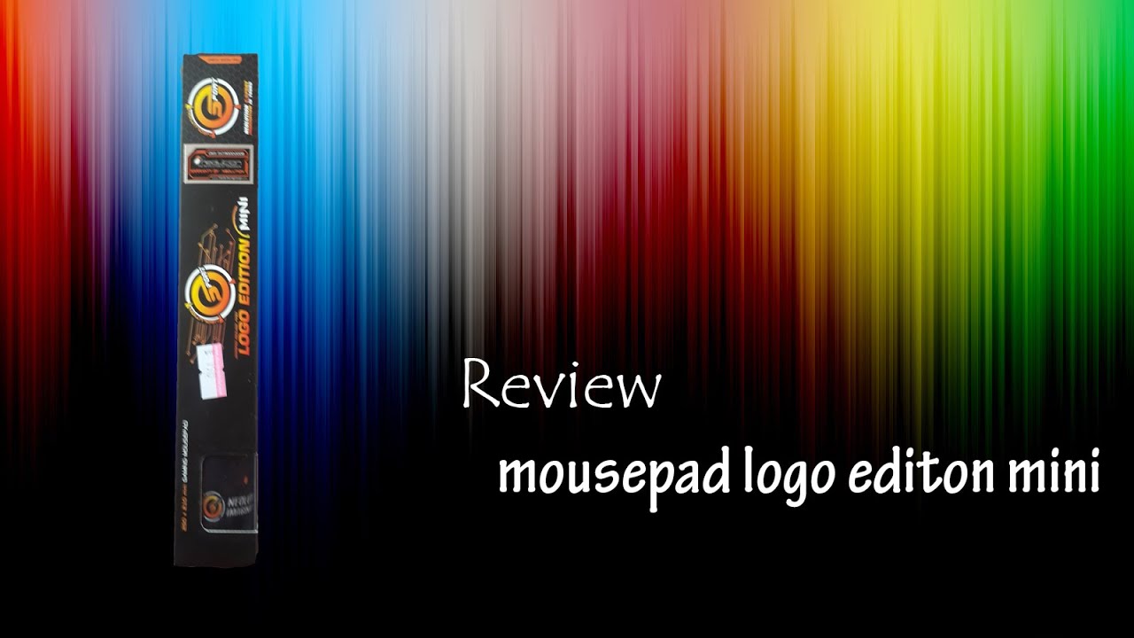 รีวิวแผ่นรองเม้าส์ Neolution Logo Edition Mini ราคา 190 !!! - YouTube