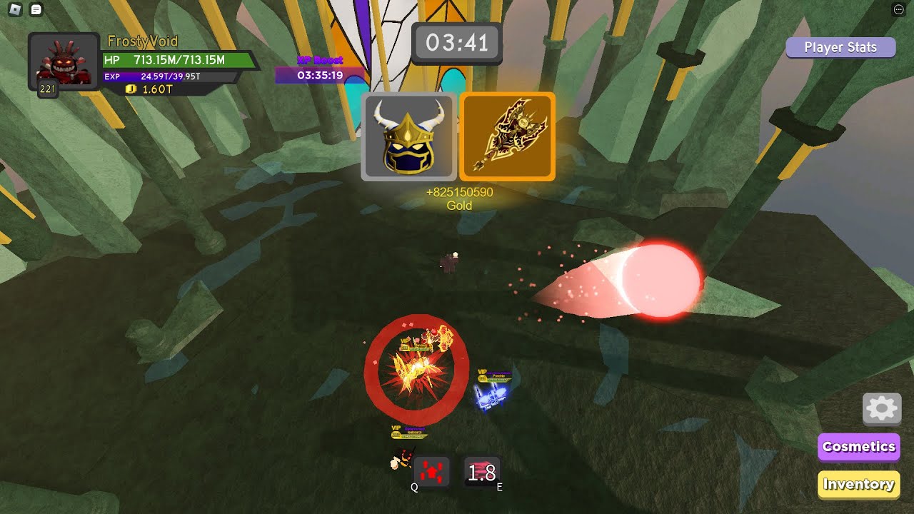 Dropping the new war legendary in Gilded Skies! (152.3) - Dungeon Quest ...