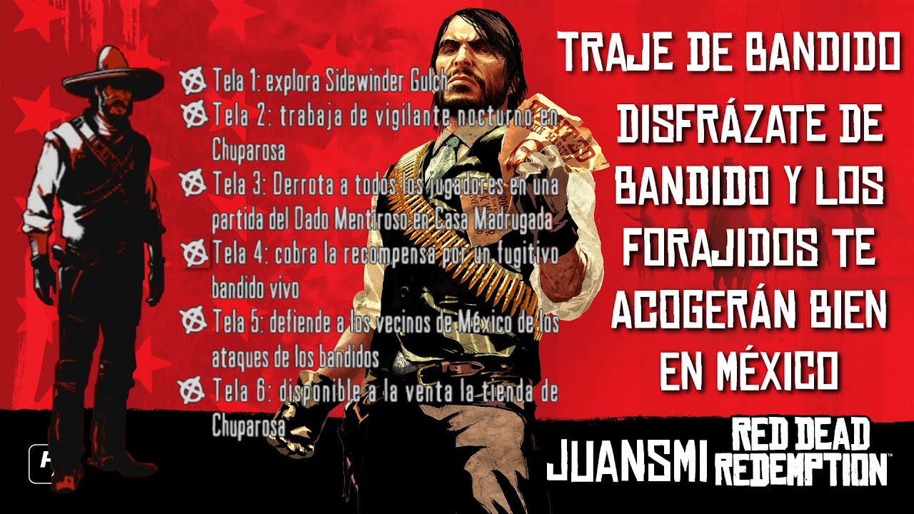 Red Dead Redemption | Atuendo de bandido | Bandito Outfit - YouTube