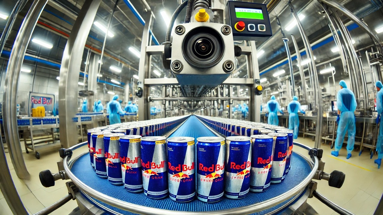 How Red Bull is Manufactured | Inside the Production Process - YouTube