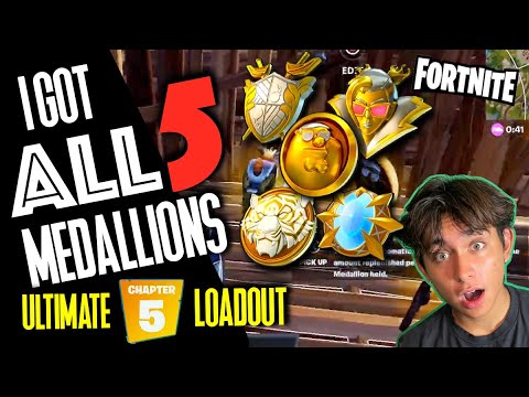 BEST LOADOUT in Fortnite! I got all 5 Medallions - YouTube