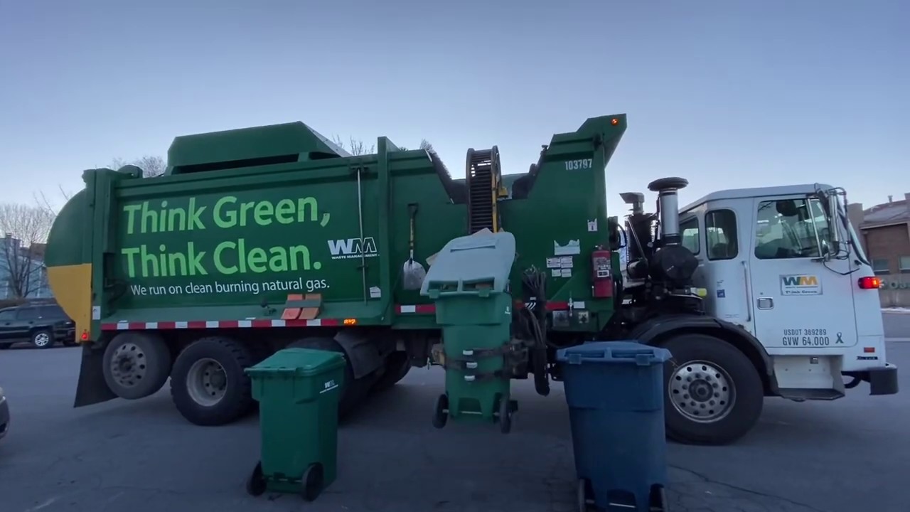 Recycling collection of Sandy Utah - YouTube