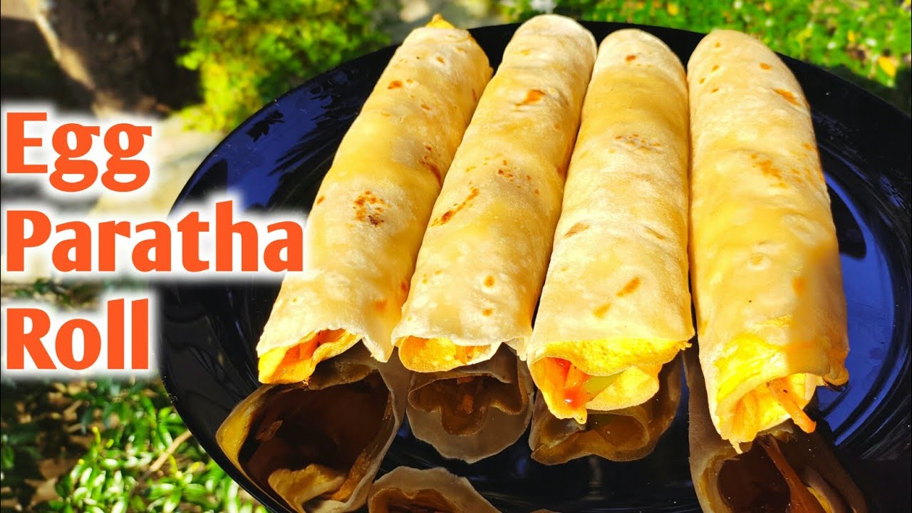 Egg Paratha Roll // Egg Frankie Recipe // Egg wrap recipe / Egg roll ...