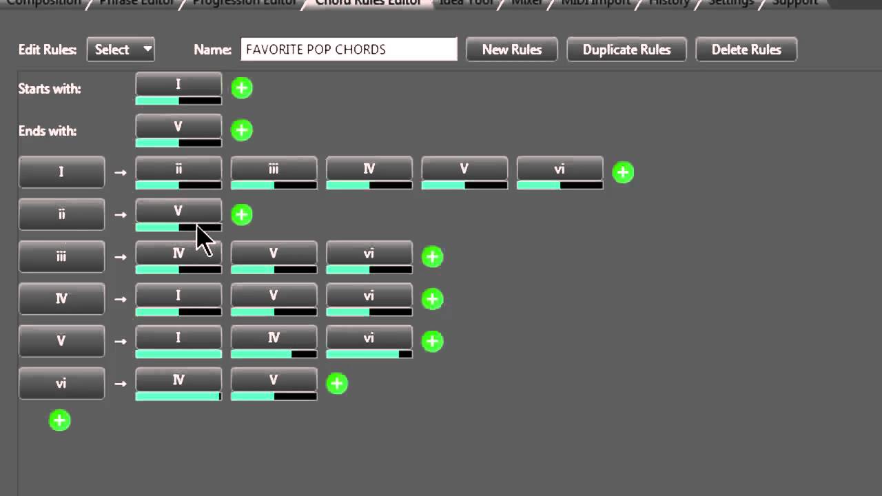 RapidComposer Tutorial Part 14: Chord Rules Editor & Chord Suggestions - YouTube