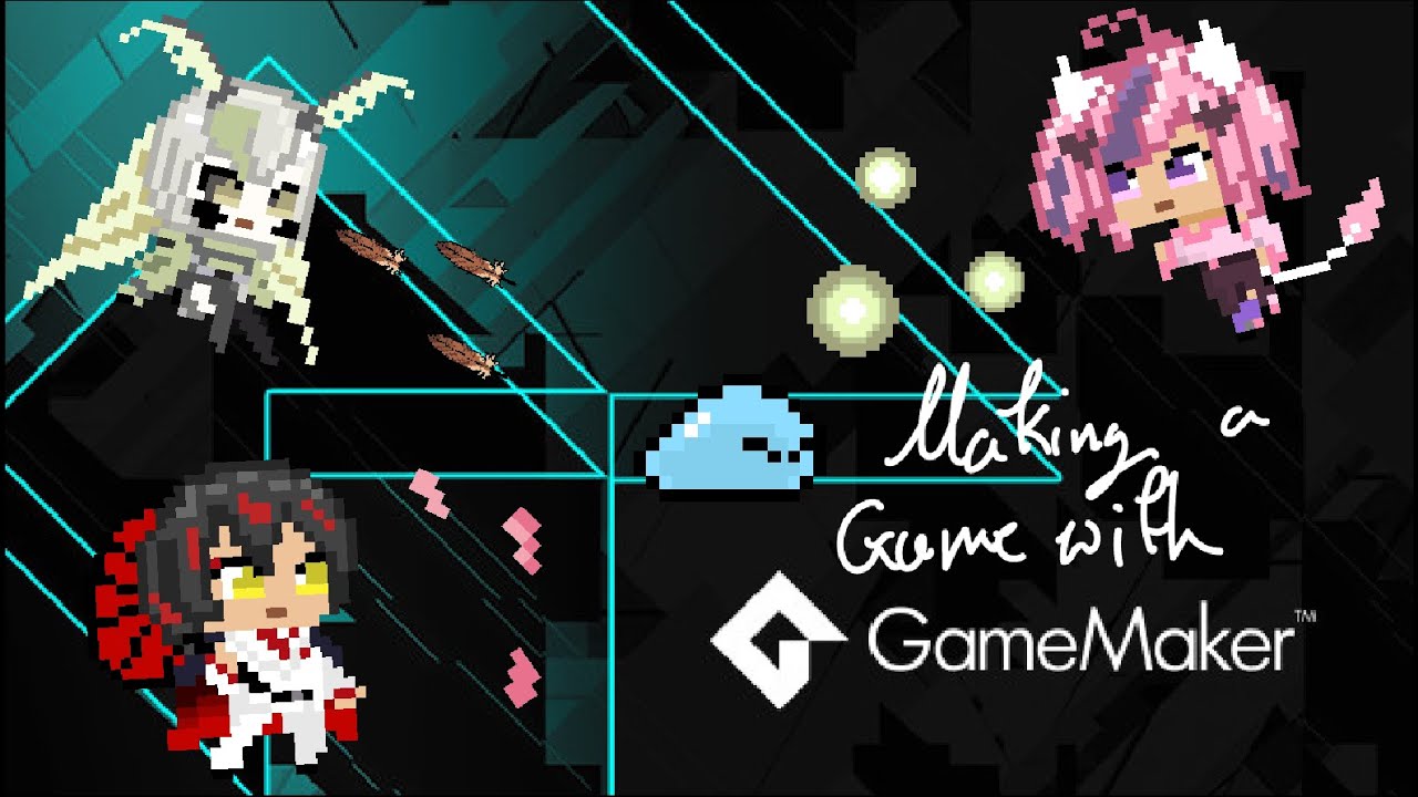 Making a VTuber vampire survivors game in Gamemaker! Birthday stream ...