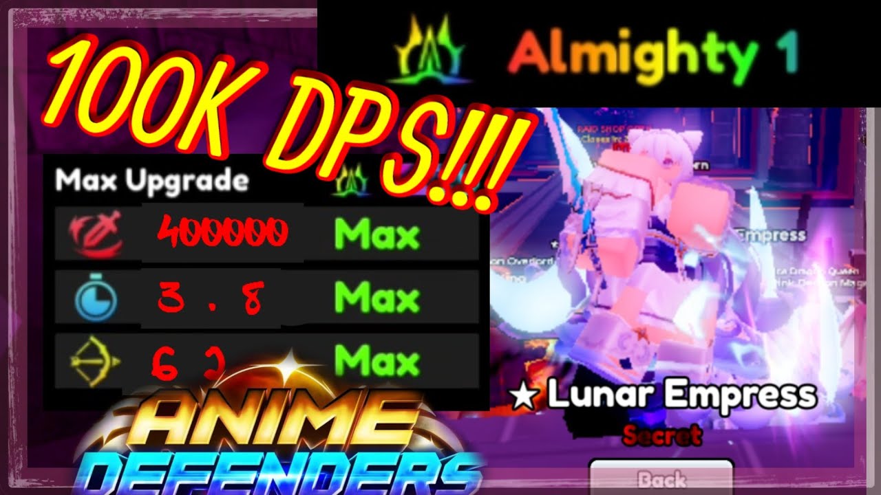 I got the Almighty BEST SECRET unit in Anime Defenders | That's INSANE ...