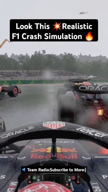 Look This 💥Realistic F1 Crash Simulation 🔥 #f1 #shorts #crash" - YouTube