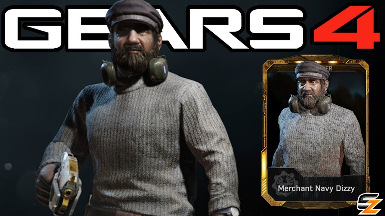 Gears of War 4 - "Merchant Navy Dizzy" Character Multiplayer Gameplay ...